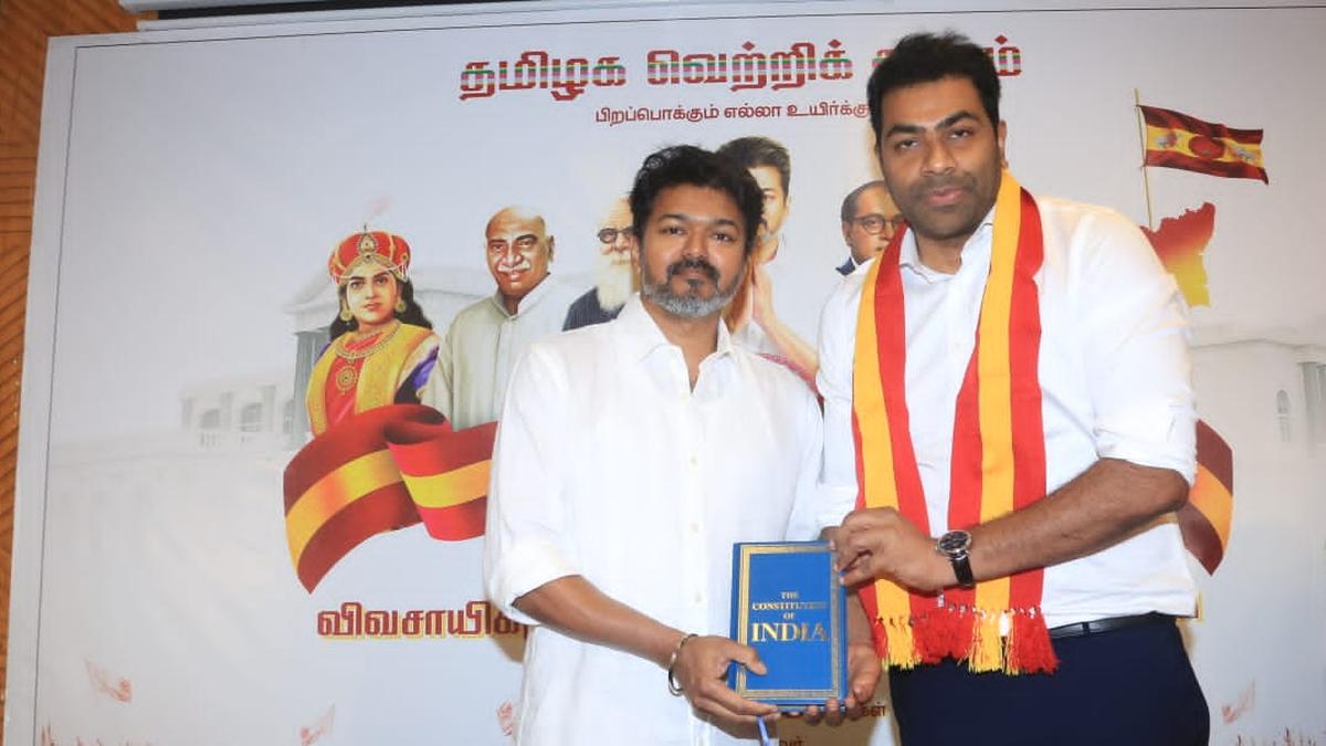 Aadhav Arjuna, Nirmal Kumar join TVK; Vijay gives key posts - The Hindu